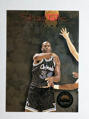 1993-94 SkyBox Premium Shaq Talk #7 Shaquille O'Neal/Passing | eBay