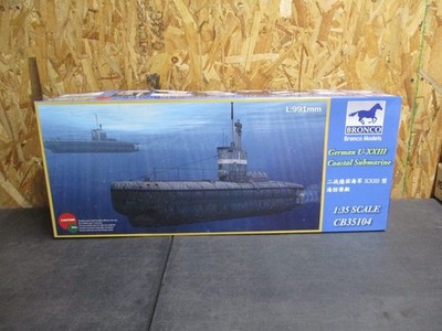 Bronco Models German U-XXIII Coastal Submarine 1/35 | eBay