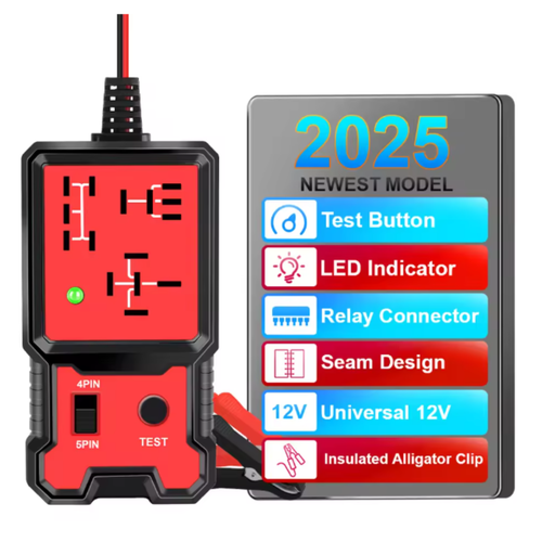 New Automotive Electronic Relay Car Relay Tester Universal 12V LED ...