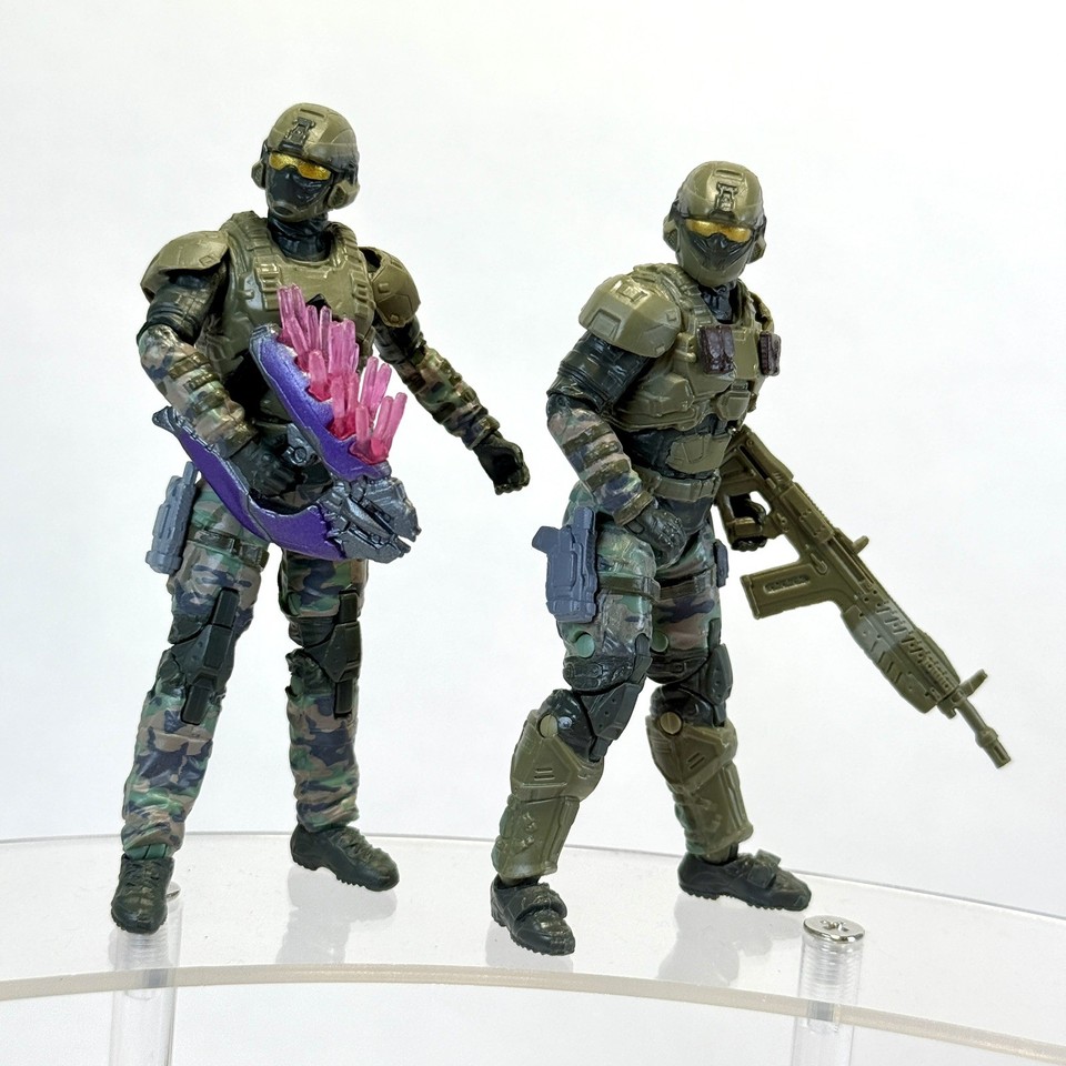 Jazwares World of Halo Elite Mercenary VS INSC Marines! Halo Infinite ...