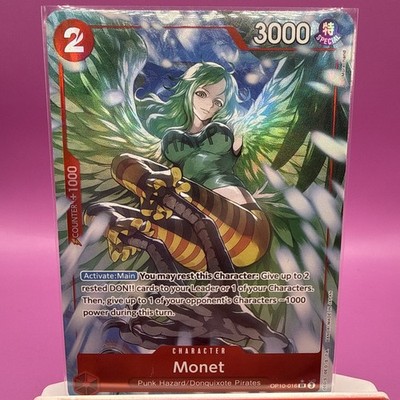 One Piece TCG - Monet - OP10-016 Royal Blood - SR Alt Art | eBay