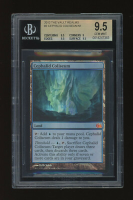 Cephalid Coliseum FOIL BGS 9.5 - From the Vault Realms - Beckett Graded ...
