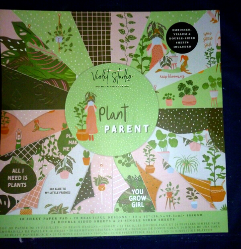 Violet Studios Premium Paper Pack - Plant Parent - 48pk 12" x 12" - New ...