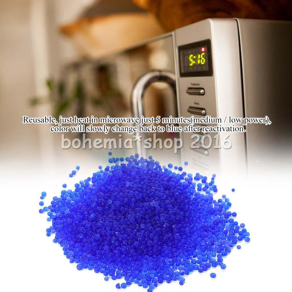 0.5-1kg Blue Indicating Silica Gel Dessicant Moisture Absorber Beads ...