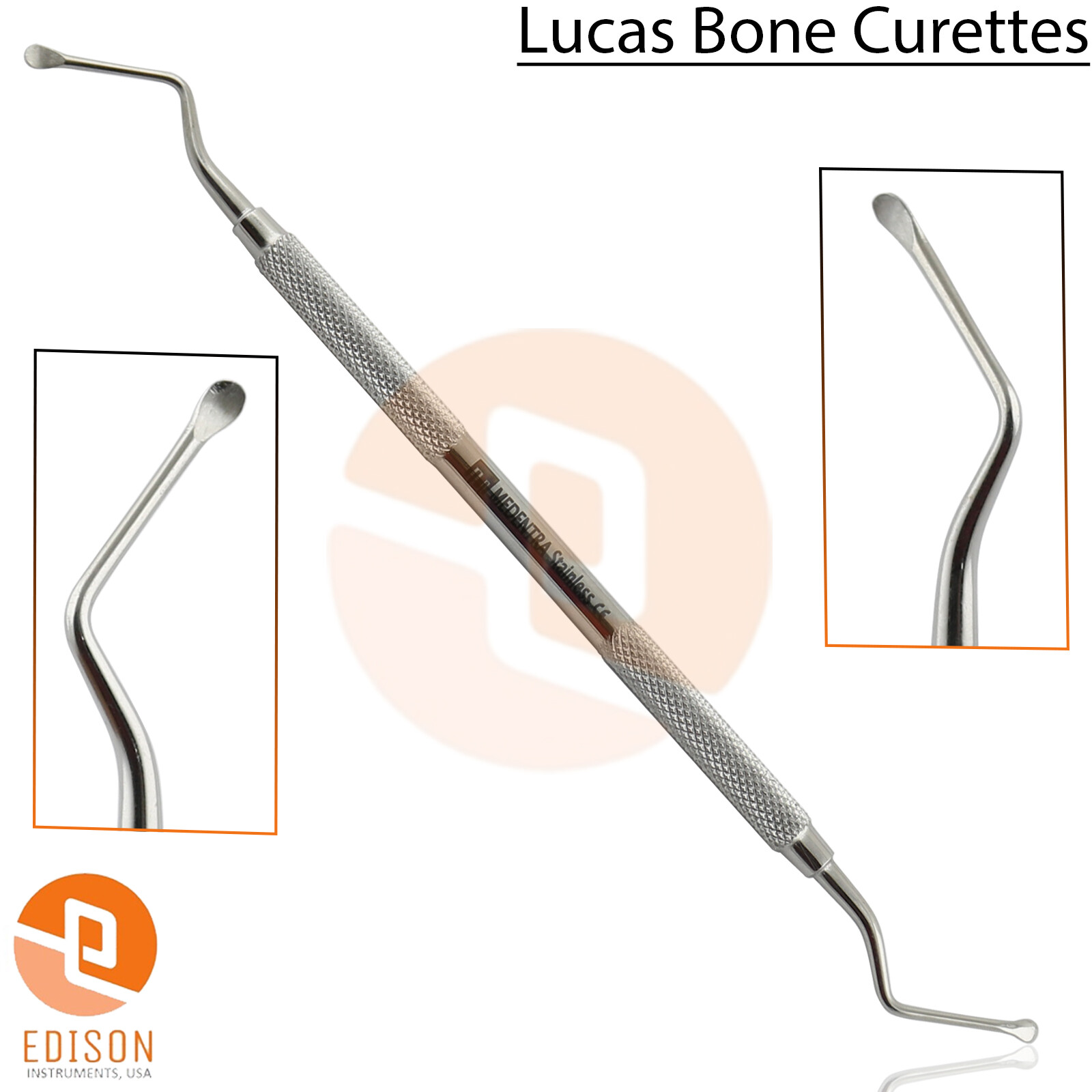 Periodontal Lucas Bone Curettes Surgical Cyst Removal Tooth Socket ...