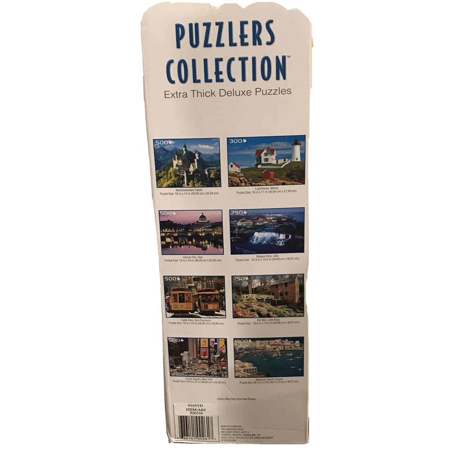 Puzzlers Collection Lot 8 Puzzle Pack 4800 Pc Extra Thick Deluxe- 7 ...