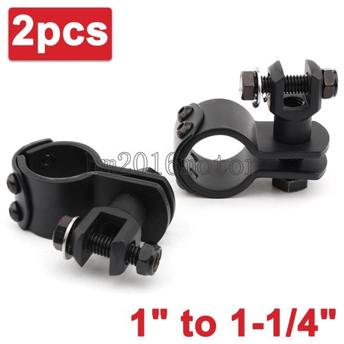 1 Pair Motorcycle Highway Engine Guard Crash Bars Foot Pegs Foot Rest ...