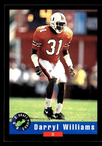 Darryl Williams 1992 Classic Card #62 Miami Hurricanes | eBay