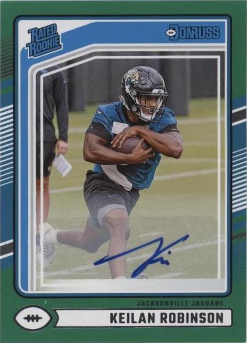 2024 Panini Donruss - Rated Rookie Keilan Robinson #385 Green ...