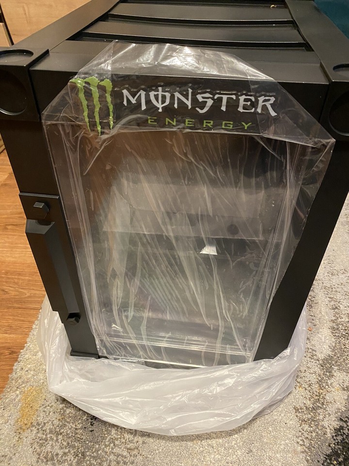 Monster Energy Drink Mini Fridge Pub Home Garden Garage 220V-240V or ...