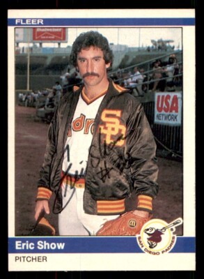 1984 Fleer Baseball #312 Eric Show Signed Autograph (no COA) | eBay