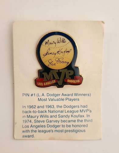 MVP Los Angeles Dodgers Unocal 76 Award Winners Lapel Pin#1 (W) | eBay