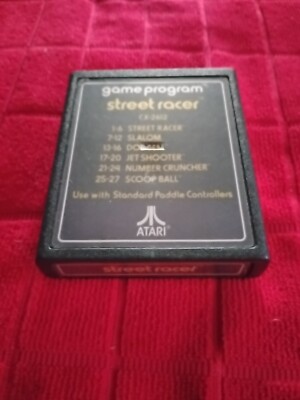 Street Racer (Atari 2600, 1977) | eBay