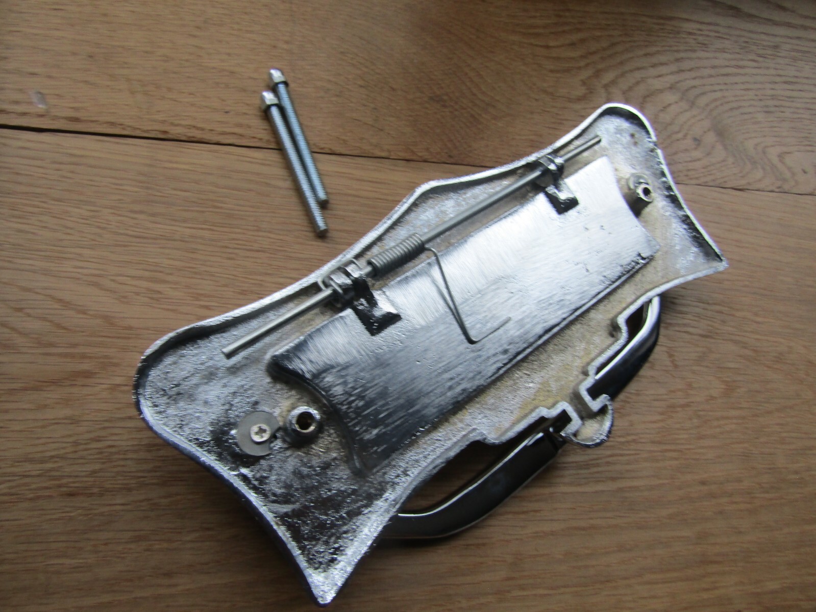 POLISHED CHROME LETTER BOX POSTAL PLATE COVER OLD VICTORIAN STYLE | eBay UK