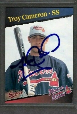 1998 Multi-Ad Sports Troy Cameron #5 Macon Braves Signed Autograph | eBay