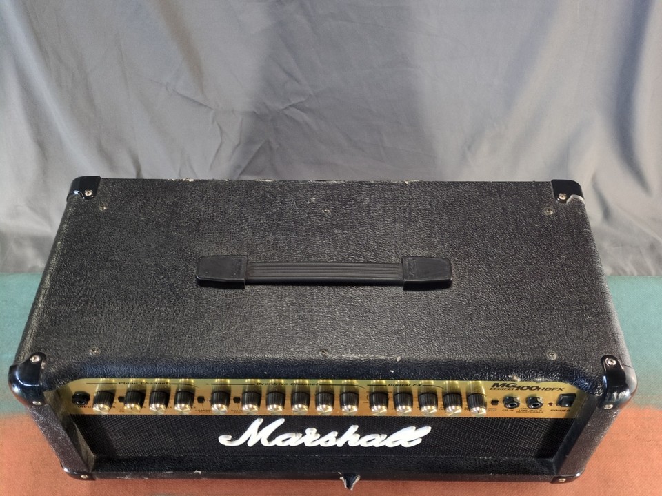 Marshall MG MG100HDFX 2-Channel 100-Watt Solid State Guitar Amp Head ...