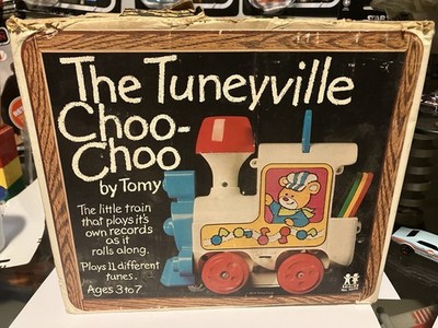 Vintage The Tuneyville Choo Choo Train 1975 Tomy 1006 with 4 Records in ...