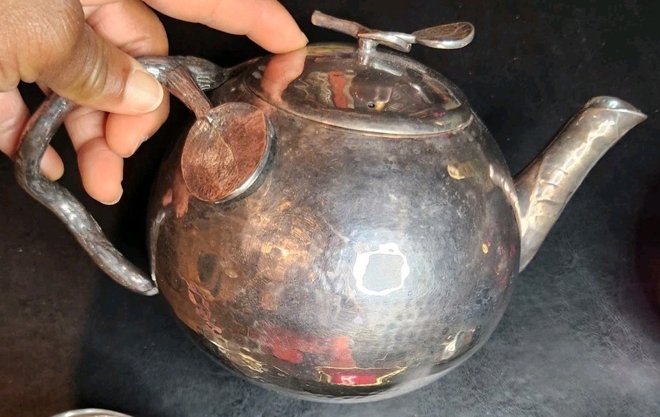 Michael Aram Set Julia Knight Set Teapot Cups Glass Red Bowl Lot Of 5 ...