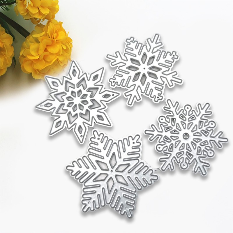 Winter Snowflakes Cutting Die 4 Different Sizes Winter Snowflakes ...