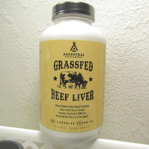 Ancestral Supplements Grassfed Beef Liver - 180 Capsules 500MG EA | eBay