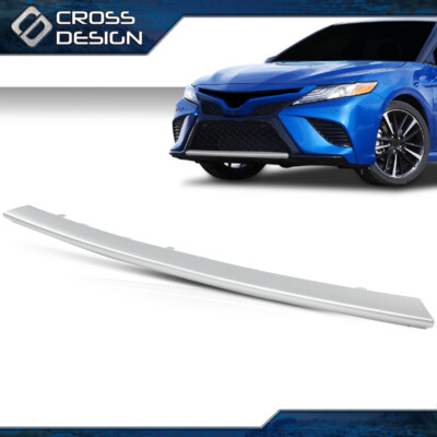 Fit For 2018-2020 Toyota Camry Front Bumper Silver Face Bar Lower ...