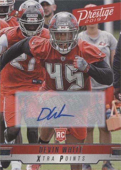 2019 Panini Prestige - Rookie Devin White #241 Xtra Points Signatures ...