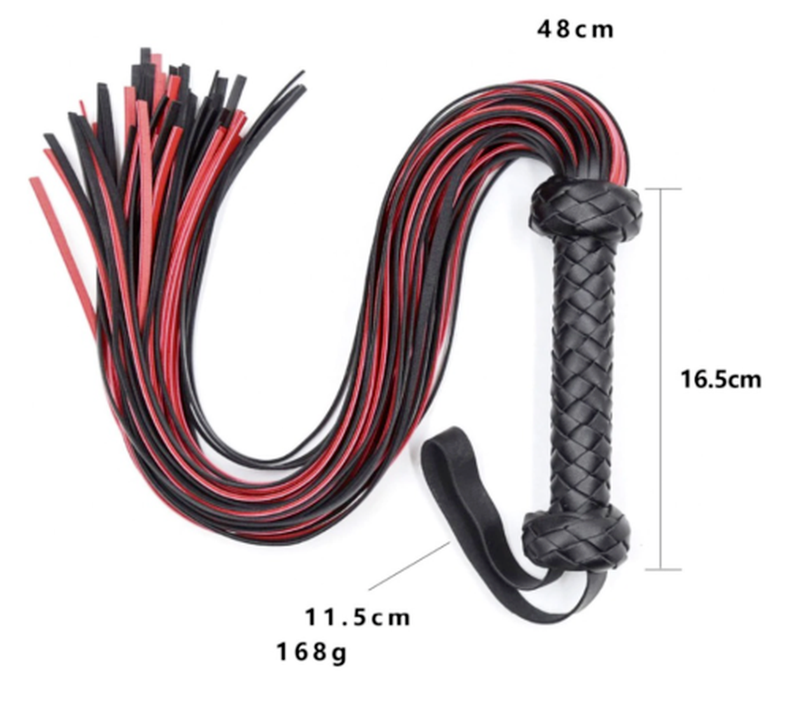 Fouet SM Martinet Tresse Spécial Bondage Soumission BDSM Esclave ...