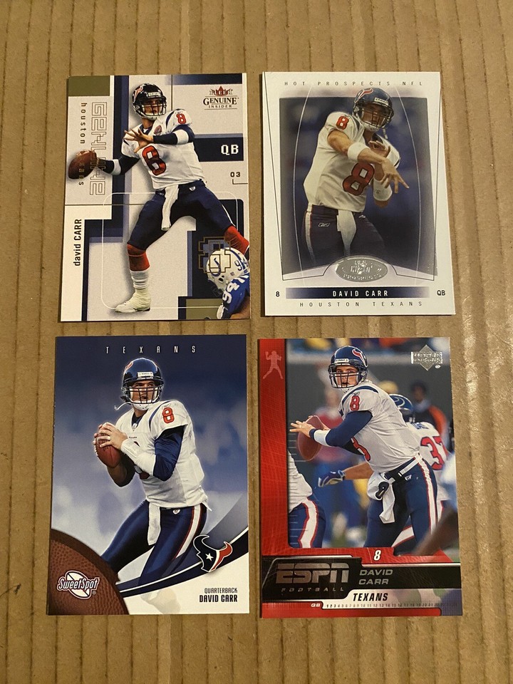 (15) Different David Carr Lot Houston Texans | eBay