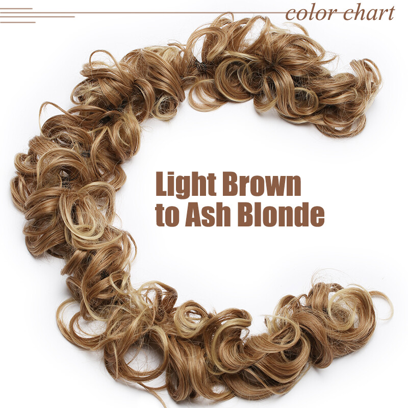 Wrap Around Bendable Hair Piece Updo Twirl Messy Bun Natural Hair ...