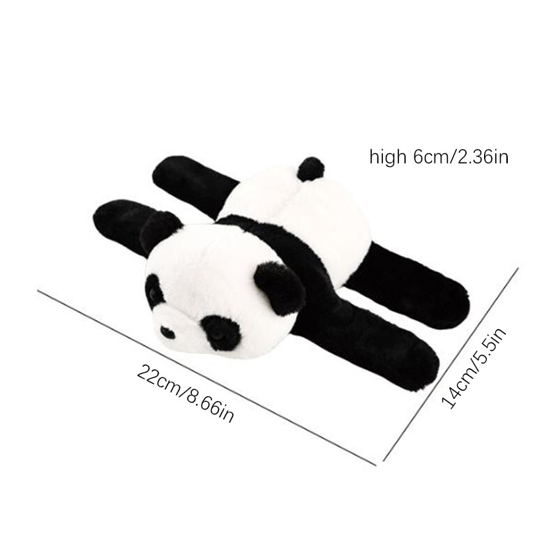 Cute Panda Clap Circle Toys Slap Snap Wrap Wristband Bracelet Plush ...