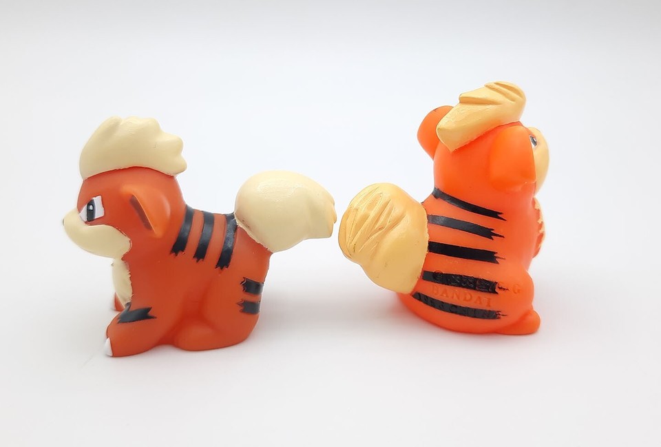 Pokemon Growlithe kid figure finger puppet toy set 2" Japan | eBay