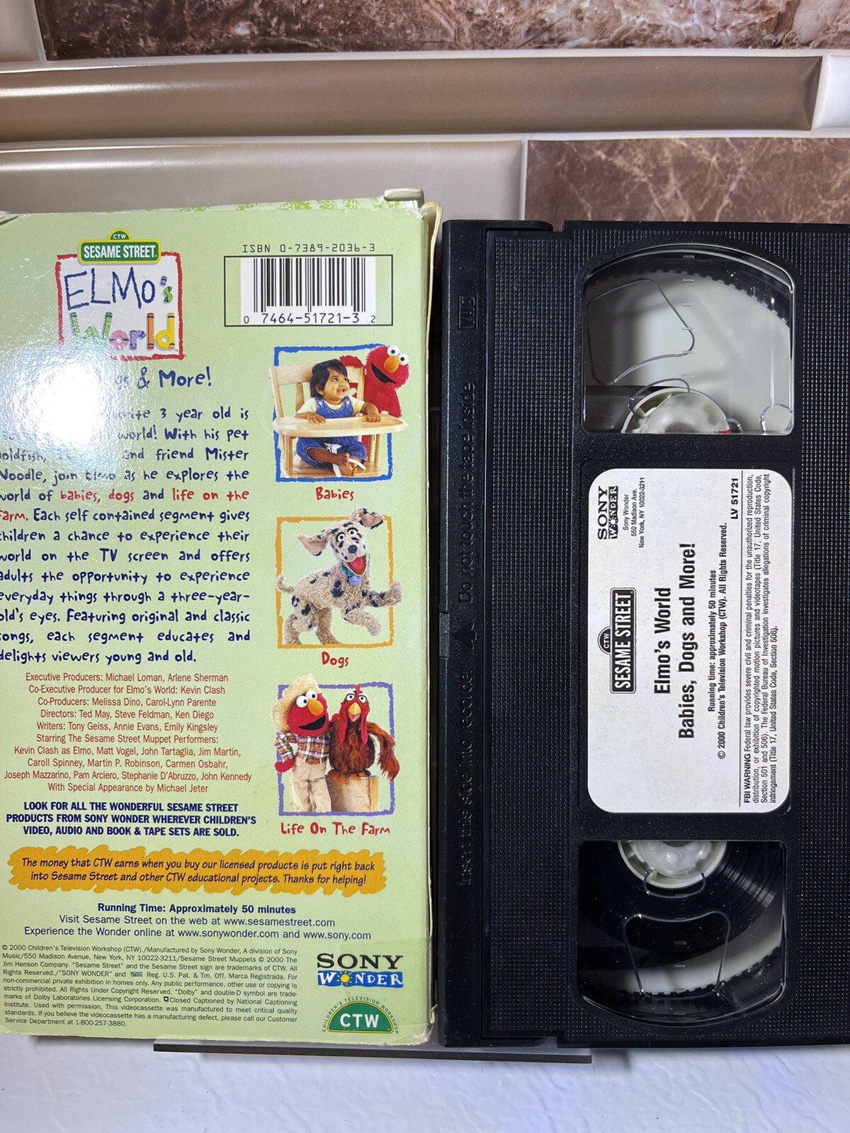 Elmos World Babies, Dogs & More (VHS, 2000) | Grelly USA