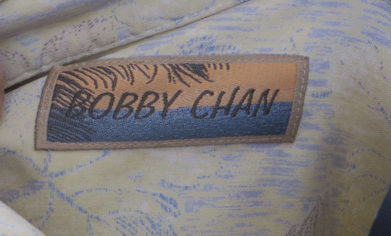 100% Silk Bobby Chan Hawaiian Camp Aloha Shirt Button… - Gem