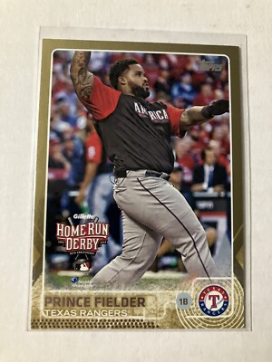 2015 Topps Update - Prince Fielder #US209 Texas Rangers - GOLD 1496/ ...