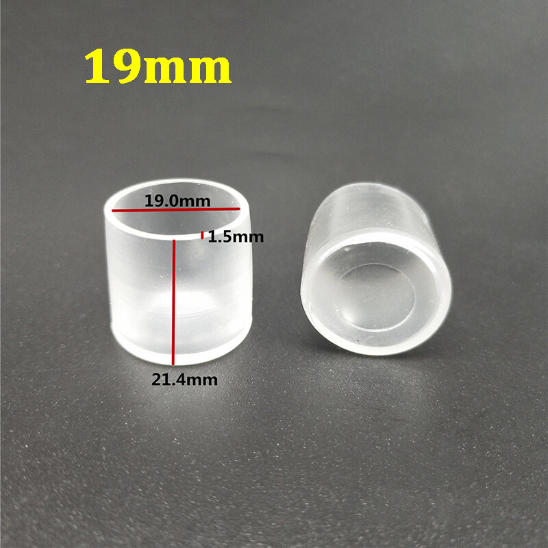 Round Plastic End Cap Clear Caps Tube Pipe PVC Blanking Cover Cap Ø ...