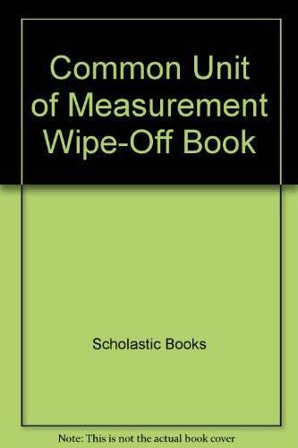 Common Unit of Measurement Wipe-Off Book - Paperback By Scholastic ...