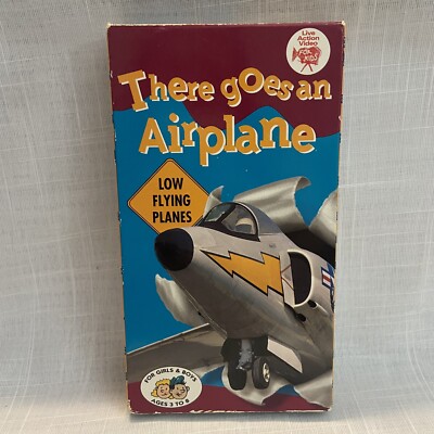 There Goes an Airplane (VHS, 1994) Kid Vision Pilot Dave 85365071131| eBay