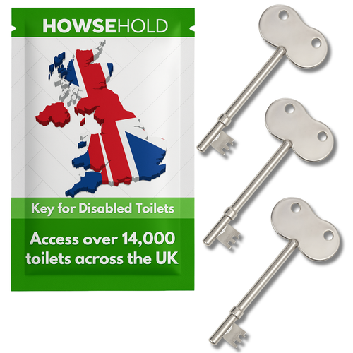 Disabled Toilet Key UK [3 Pack] Radar Key for Access to Disabled ...