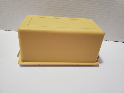 Vtg Tupperware Butter Keeper Dish 639-10and Large Deep Gold Lid | eBay