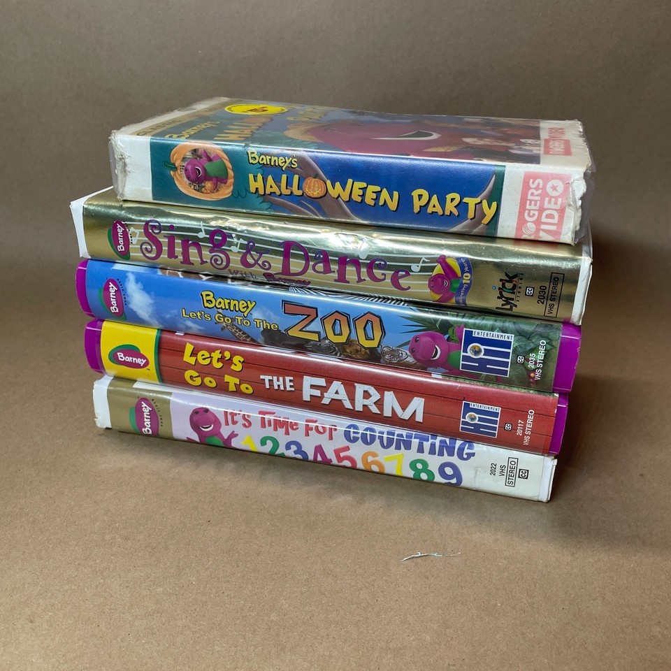 Lot Of 5 Barney Barney’s Friend VHS Video Movie Tape Kids 90’s | eBay