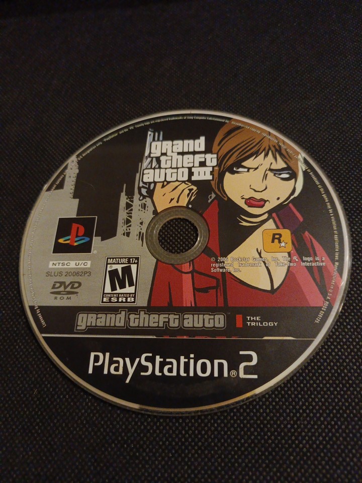 Grand Theft Auto III - Playstation 2 PS2 Game - Disc Only 710425270796 ...