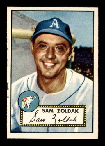 1952 Topps #231 Sam Zoldak G/VG X2810132 | eBay