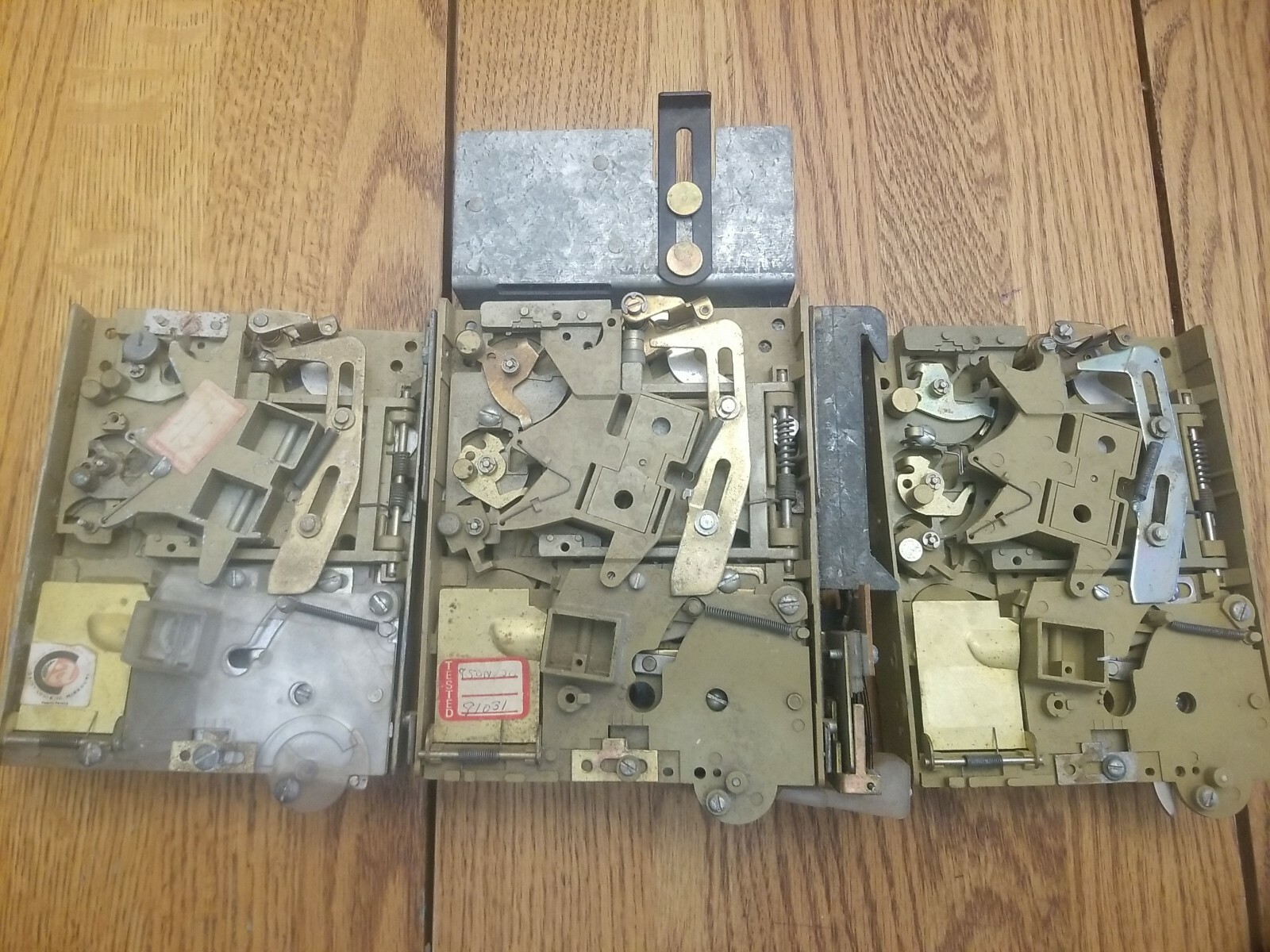 Coin Acceptors Inc. Multi Coin Mechanism Soda Machine Arcade Vintage X3 ...