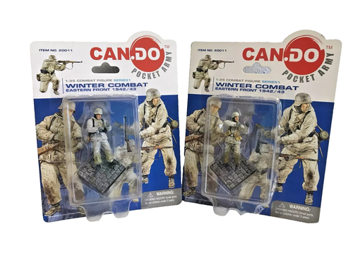 2 CANDO POCKET ARMY FIGURES 1:35 SCALE SERIES 1 " WINTER COMBAT 1942/43 ...