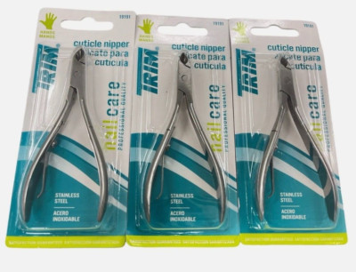 (Lot of 3) TRIM Stainless Steel Cuticle Nippers | eBay