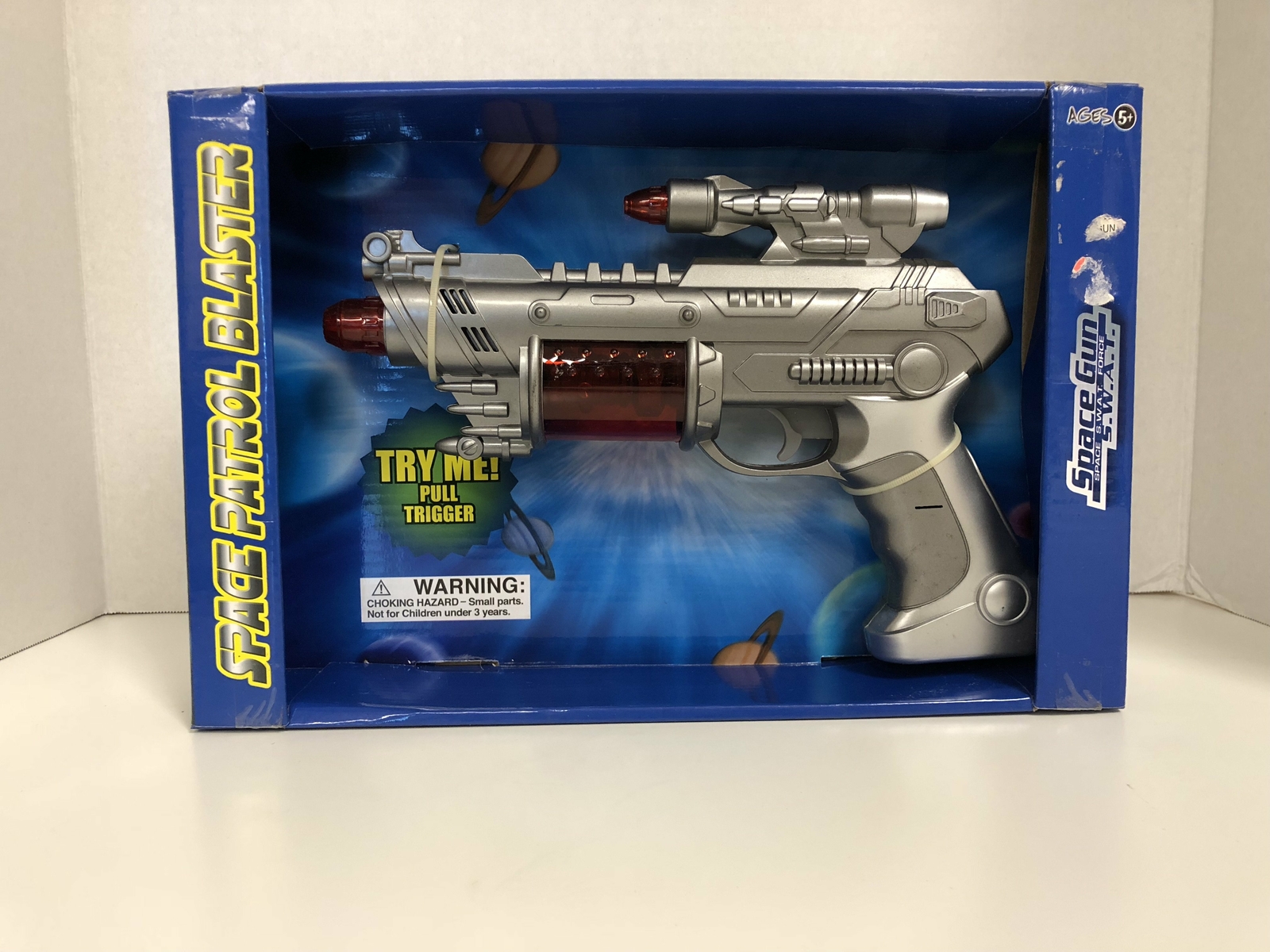 Space Patrol Blaster Gun S.W.A.T Lights Sounds Trigger Force Age 5 ...