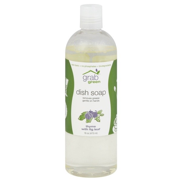 Grab Green Liquid Dish Soap Thyme With Fig Leaf 16 Ounce (pack of 2 ...