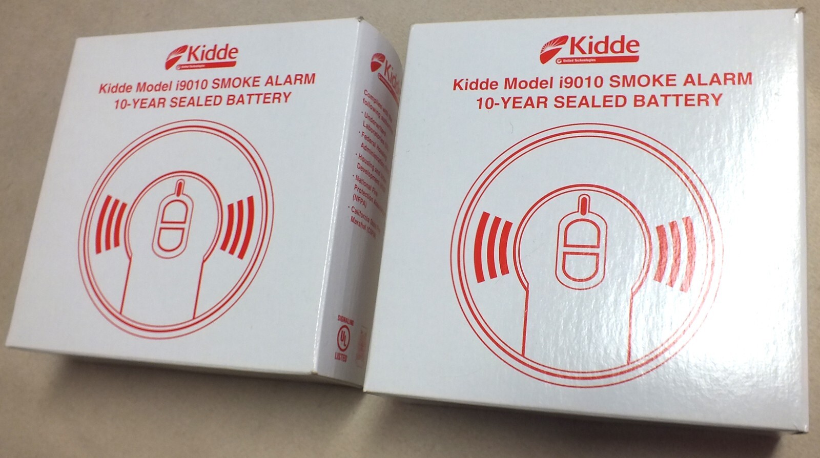 Set of 2 Kidde Model i9010 Smoke Alarm 10 Year Sealed Battery New/Box ...