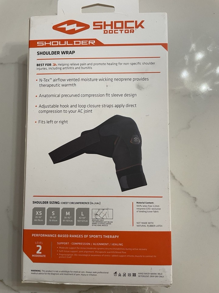 Shock Doctor Shoulder Level 2 Shoulder Wrap - Size LARGE | eBay