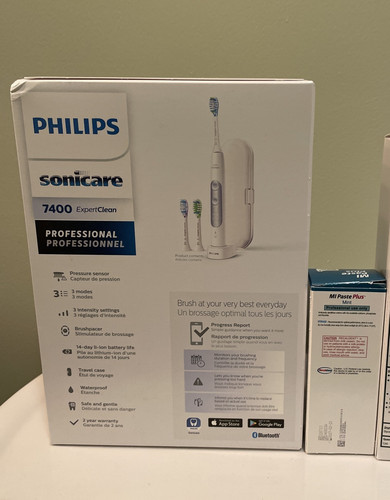 Philips Sonicare 7400 Expert Clean Professional Toothbrush - MI PASTE ...